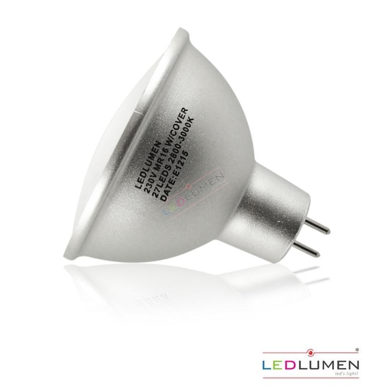 JCDR GU5.3 230V 27pcs LED 5050 SMD WW - GU5.3 - bez kategorii
