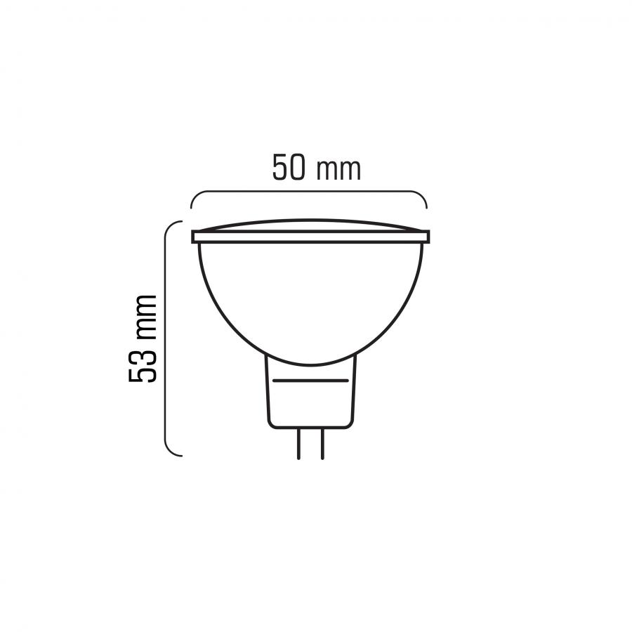 Rodzaj trzonka źródła światła: GU5.3
